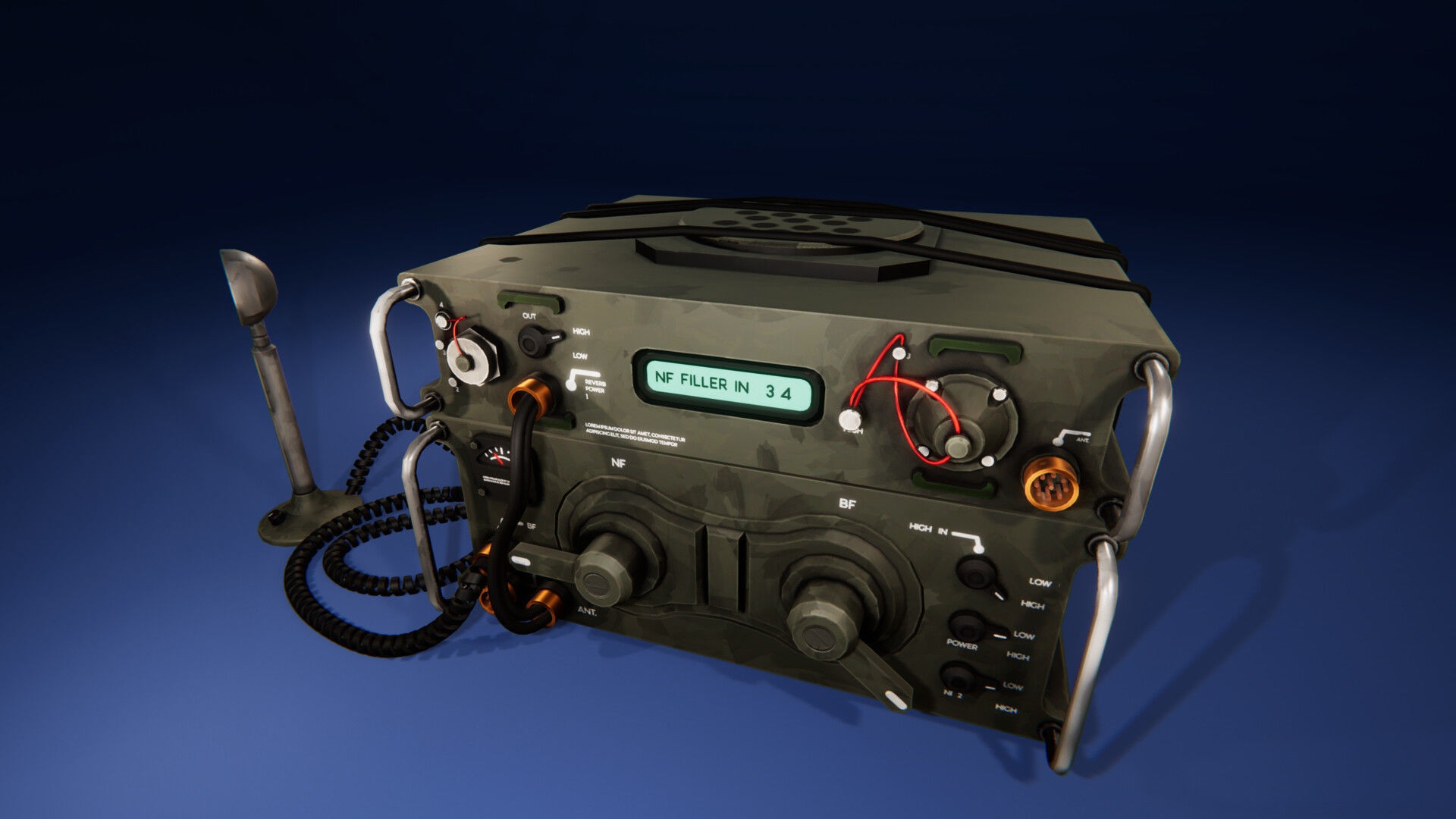 3D model Underground stylized bunker VR / AR / low-poly | CGTrader