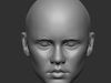Wednesday Addams Head and Hair 2 pieces 3D Stl for Print 3D model 3D ...
