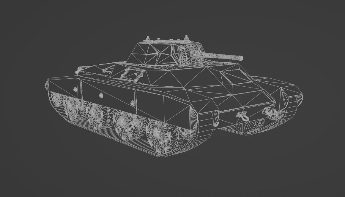 3D model Carro Armato Celere Sahariano VR / AR / low-poly | CGTrader
