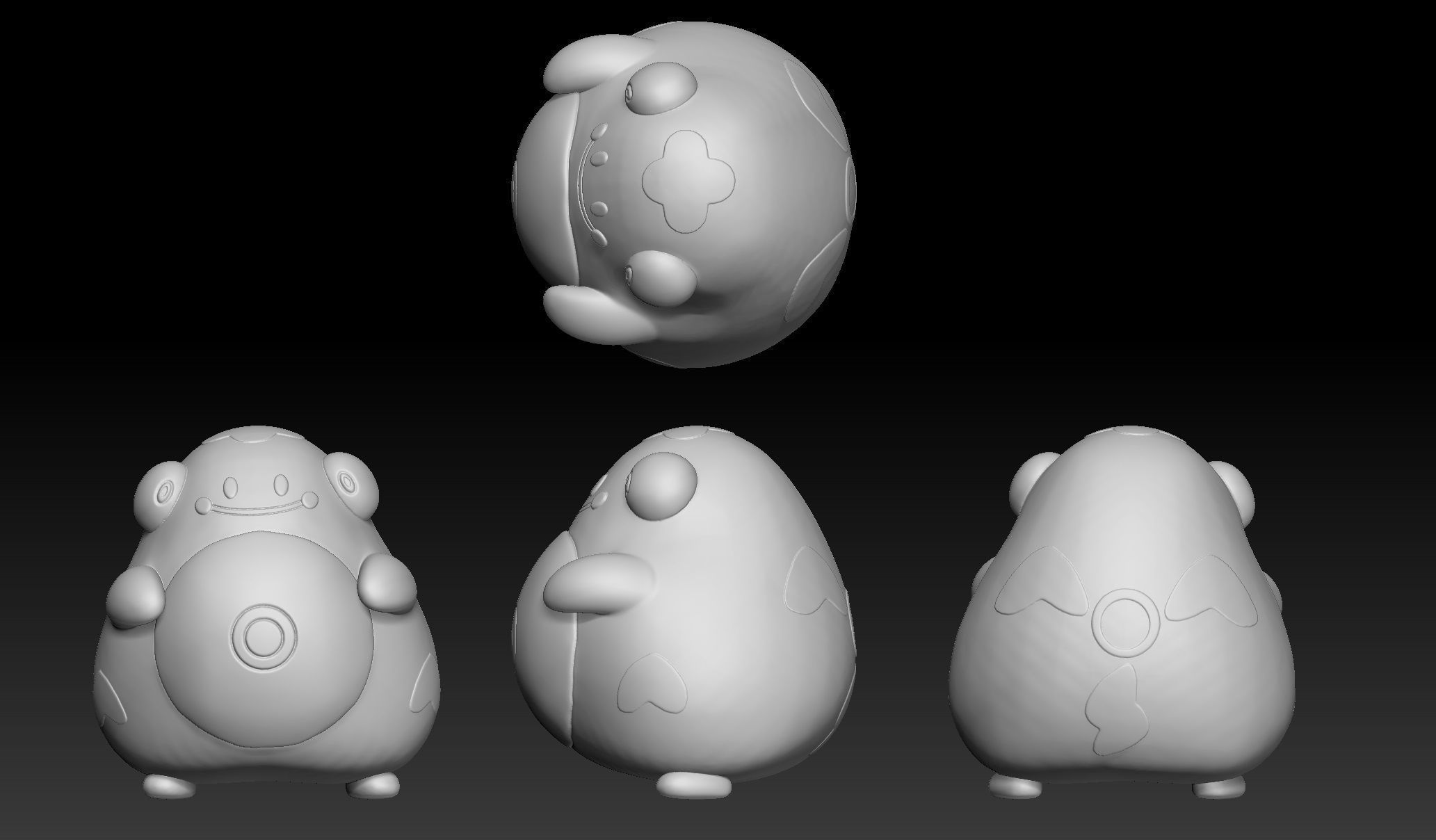 Pokemon Tadbulb Bellibolt 3D model 3D printable | CGTrader