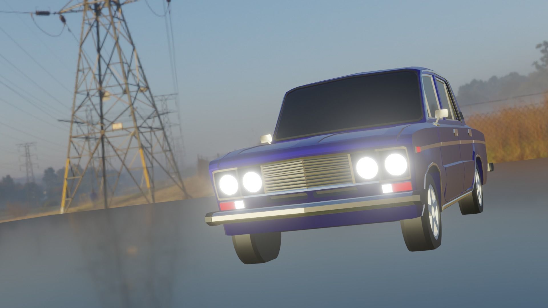 Lada vaz-2106 Low-Poly 3D model | CGTrader