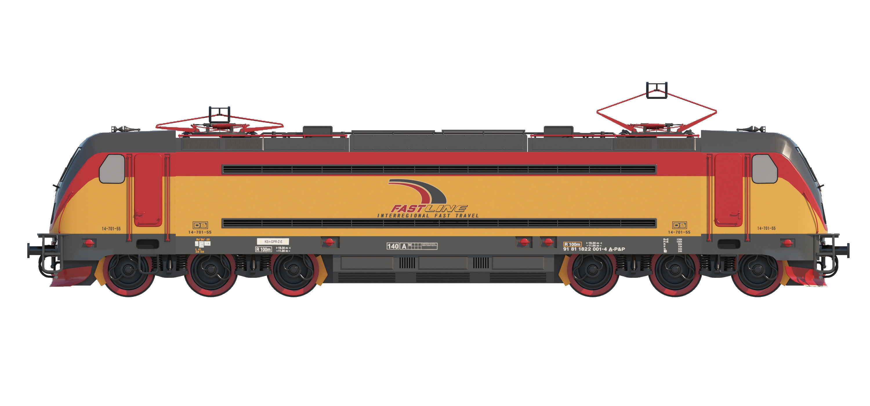 Locomotives pack 3D model | CGTrader