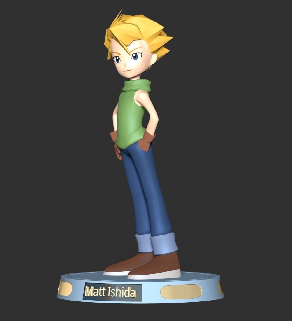 Matt Ishida - Digimon Adventure 3D model 3D printable | CGTrader