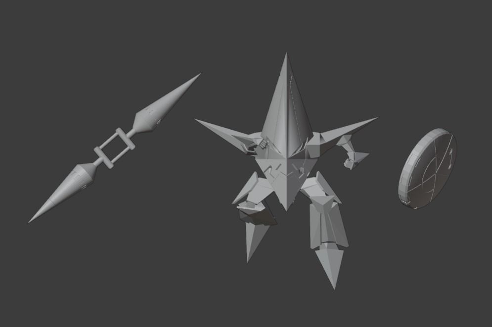 King Kittan Gurren Lagann 3D model 3D printable | CGTrader