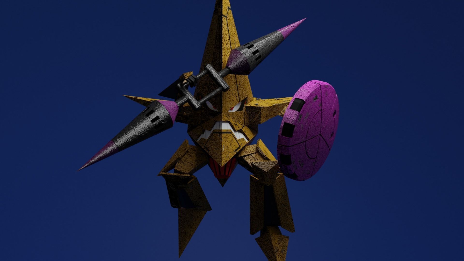 King Kittan Gurren Lagann 3D model 3D printable | CGTrader