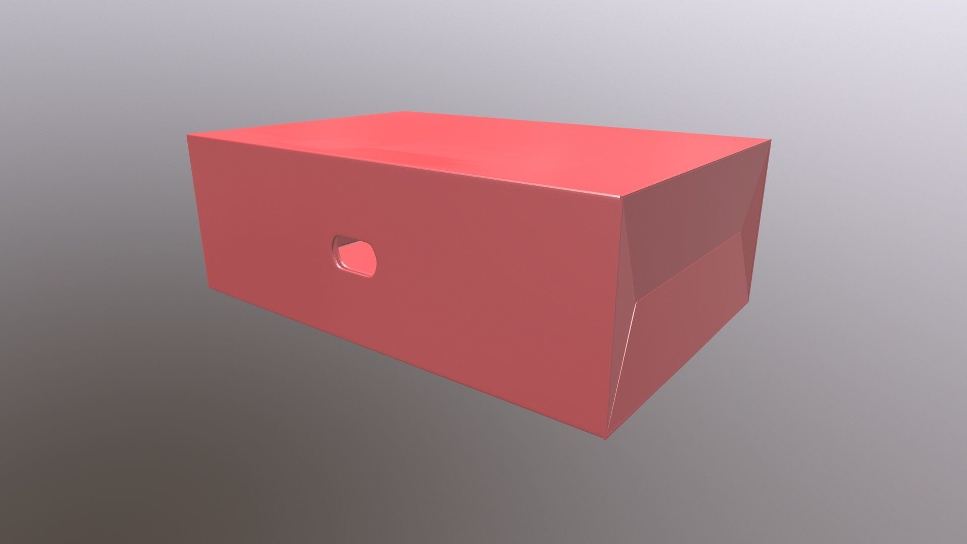 Packaging Red Box 3D model | CGTrader