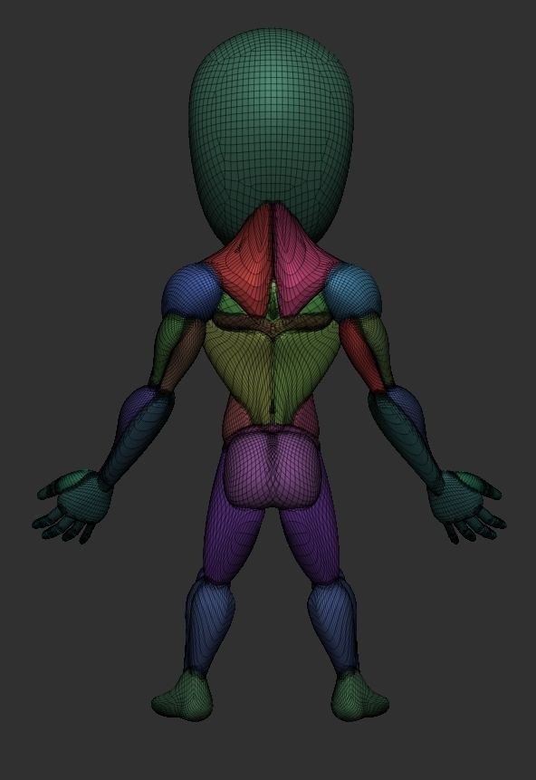 Chibi Body Type - Base Model for sculpting 3D model | CGTrader