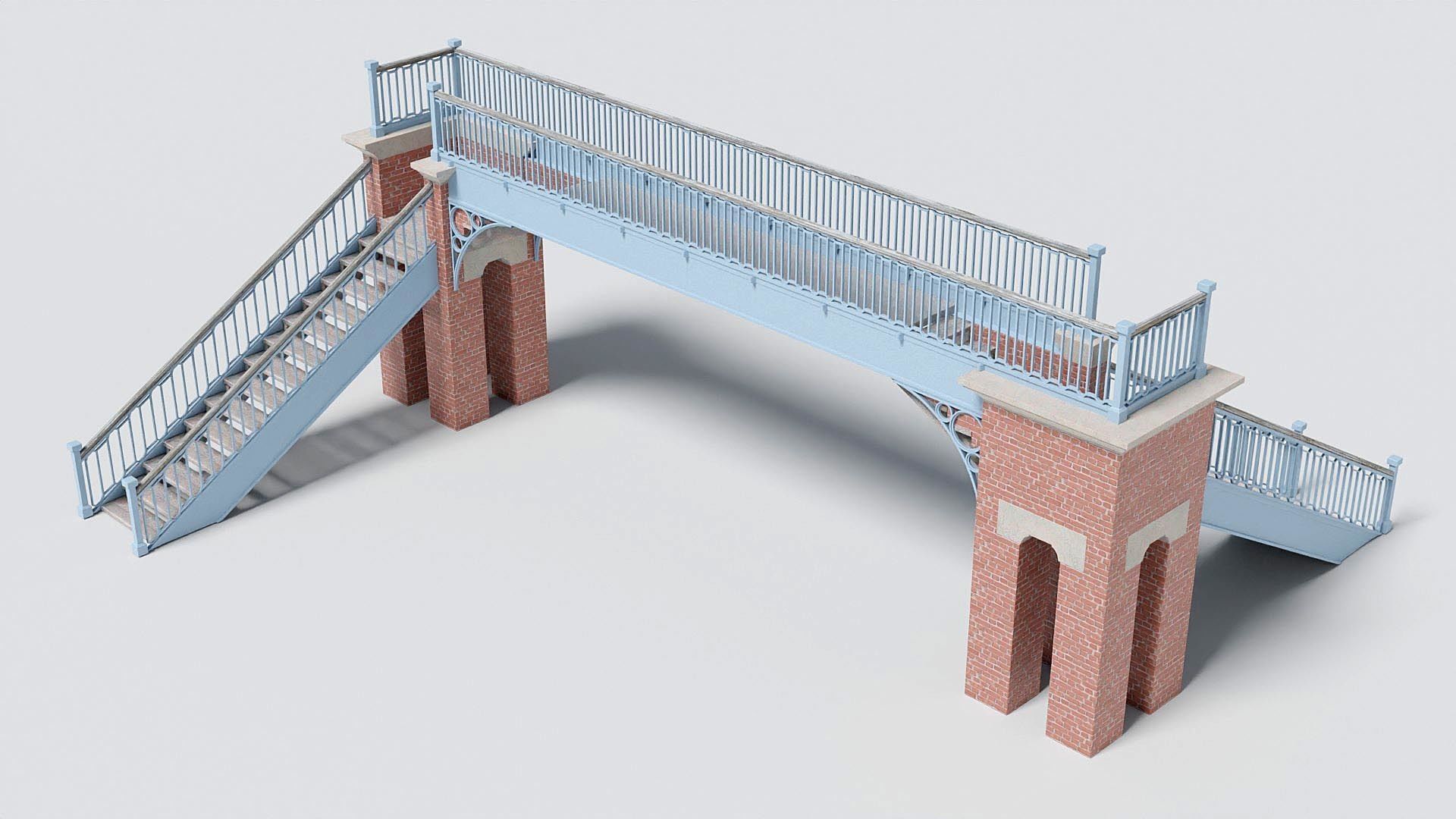 3D model Railway Bridge - Victorian - Dawlish Warren - Brunellian Devon ...