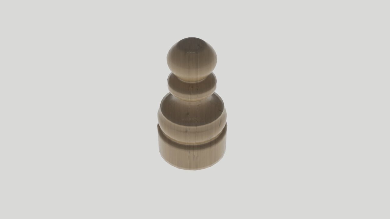 Chess pawn free 3D model 3D printable | CGTrader
