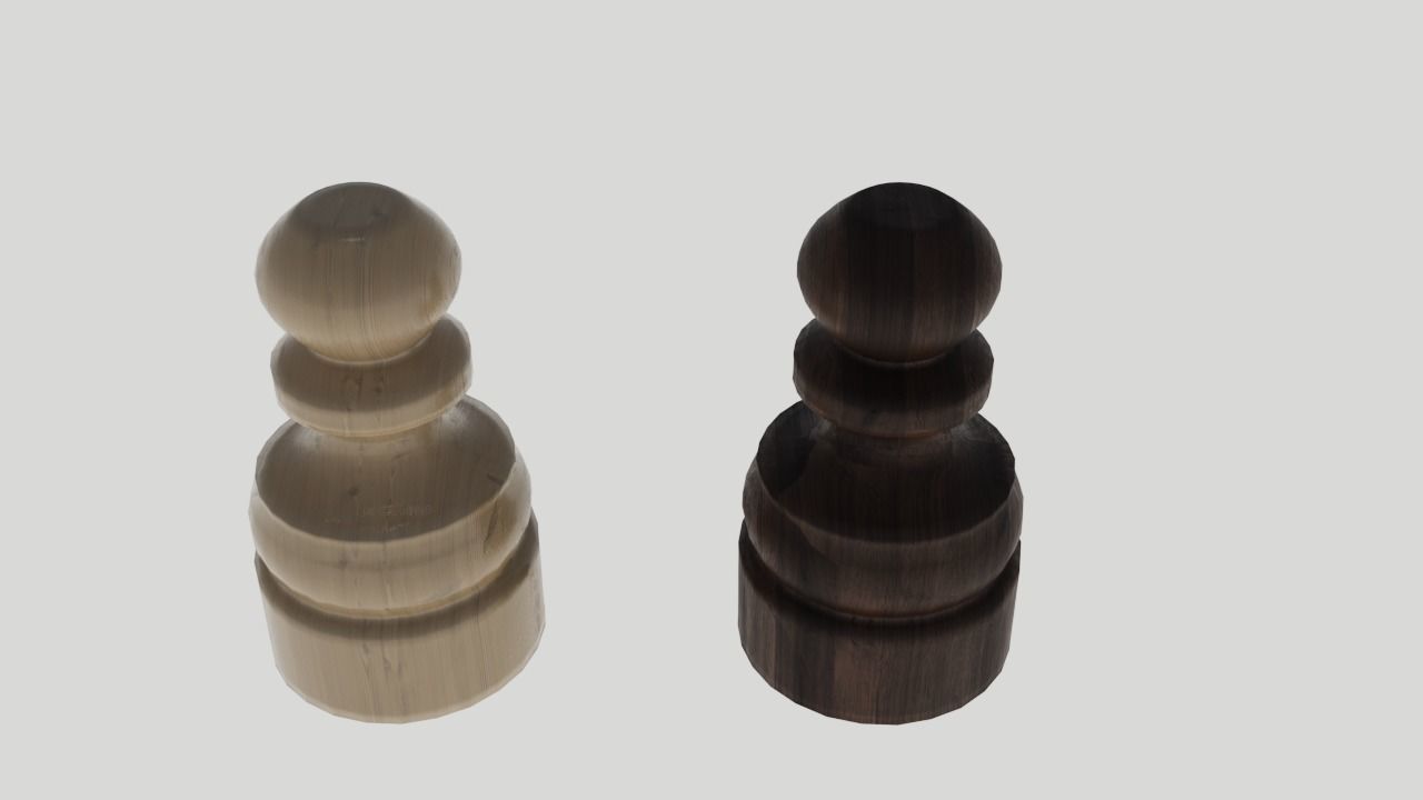 Chess pawn free 3D model 3D printable | CGTrader