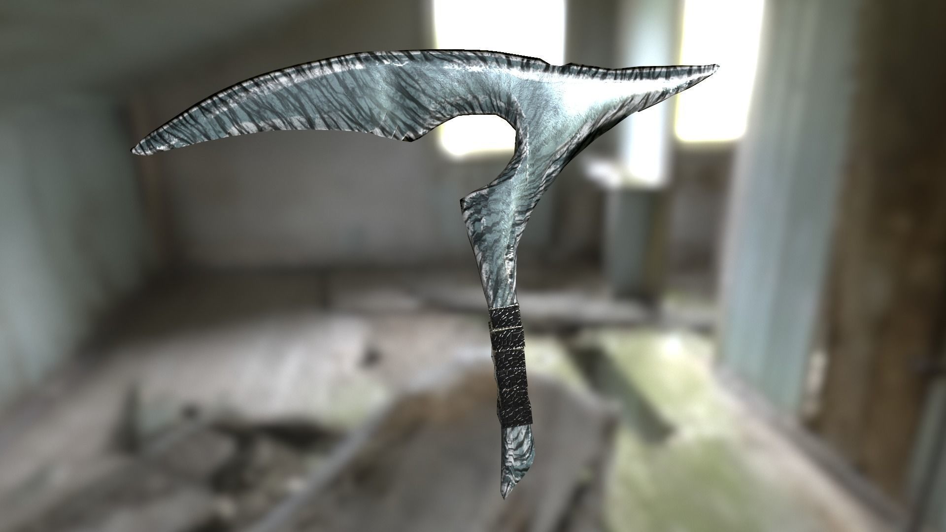 3D model Kama - traditional asian weapon and farming tool VR / AR / low ...