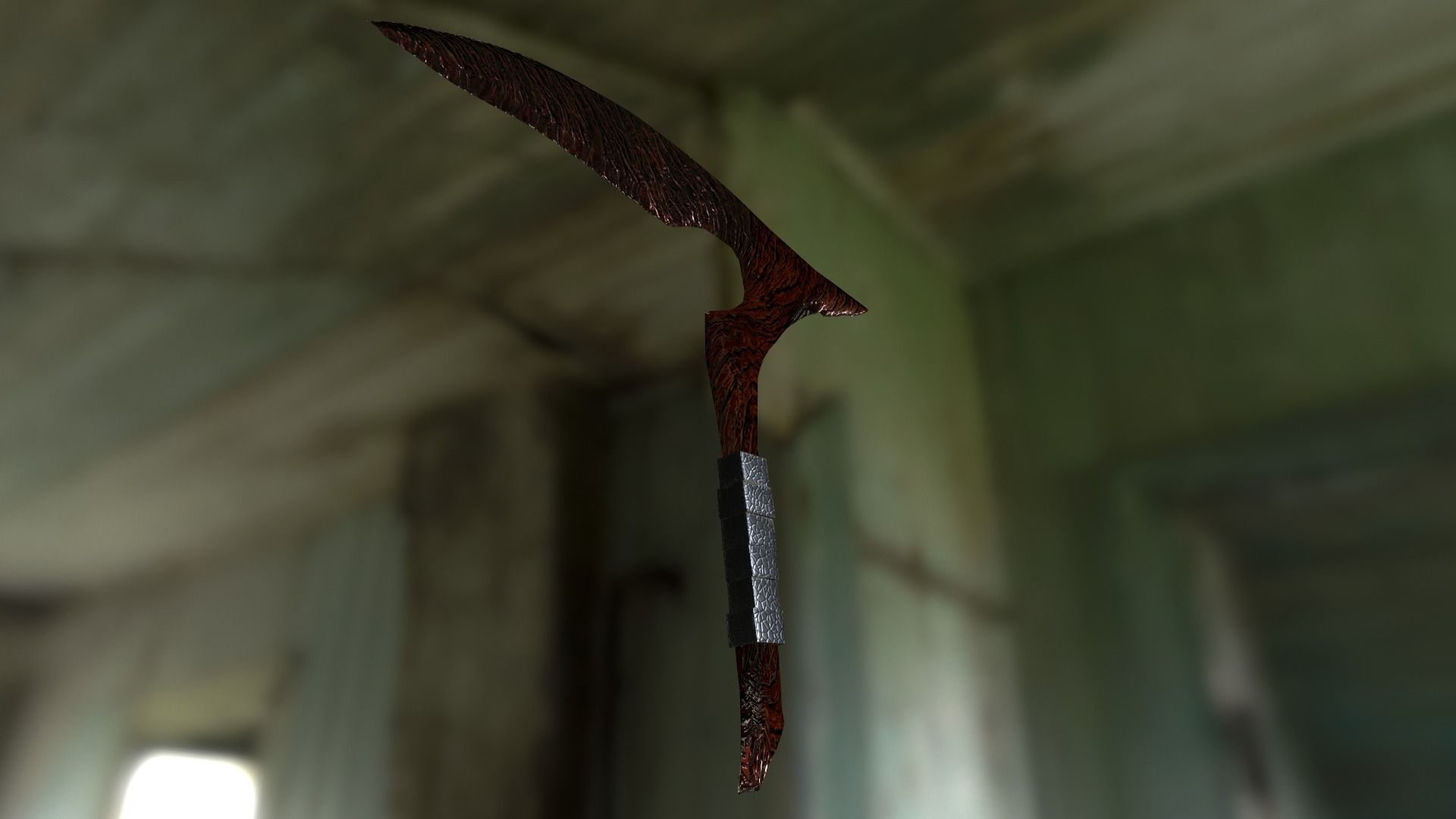 3D model Kama - traditional asian weapon and farming tool VR / AR / low ...