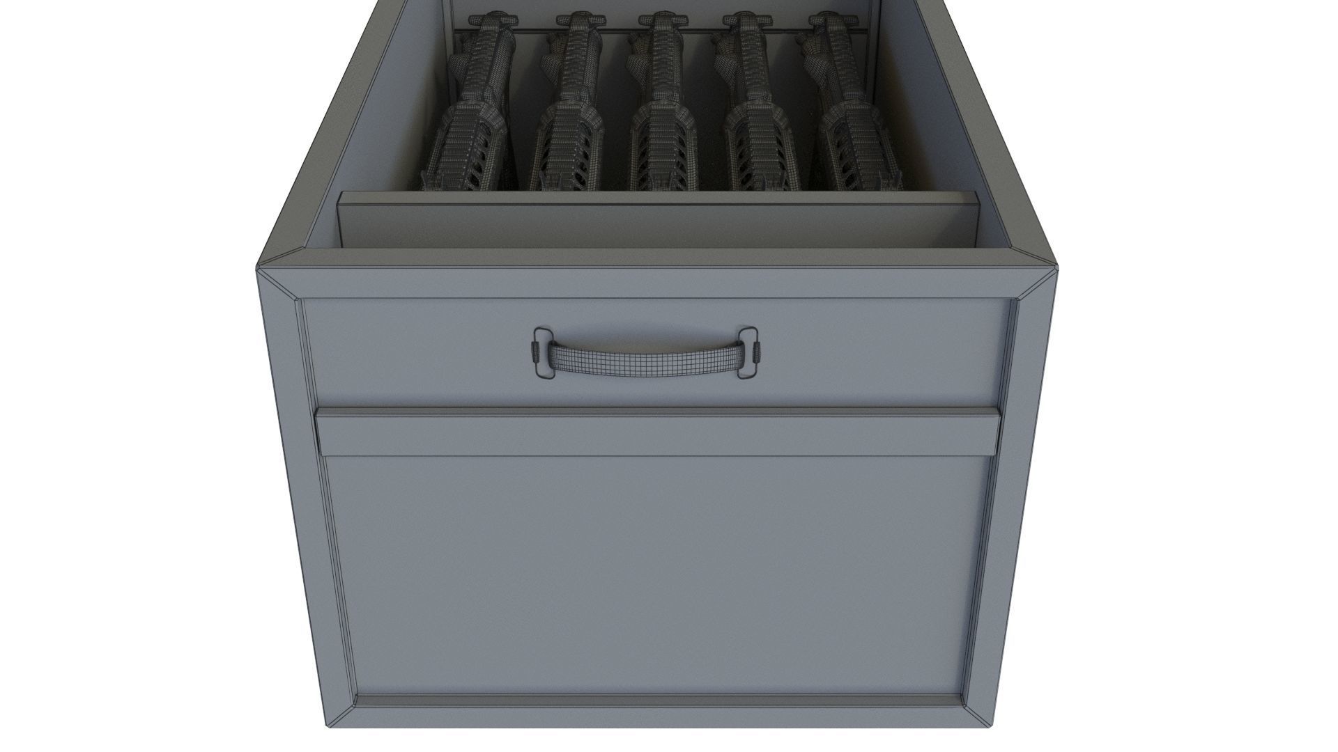 M4 Rifle Transport Wood Box 3D model | CGTrader