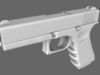 Generic Handgun 9mm Pistol 3D model | CGTrader