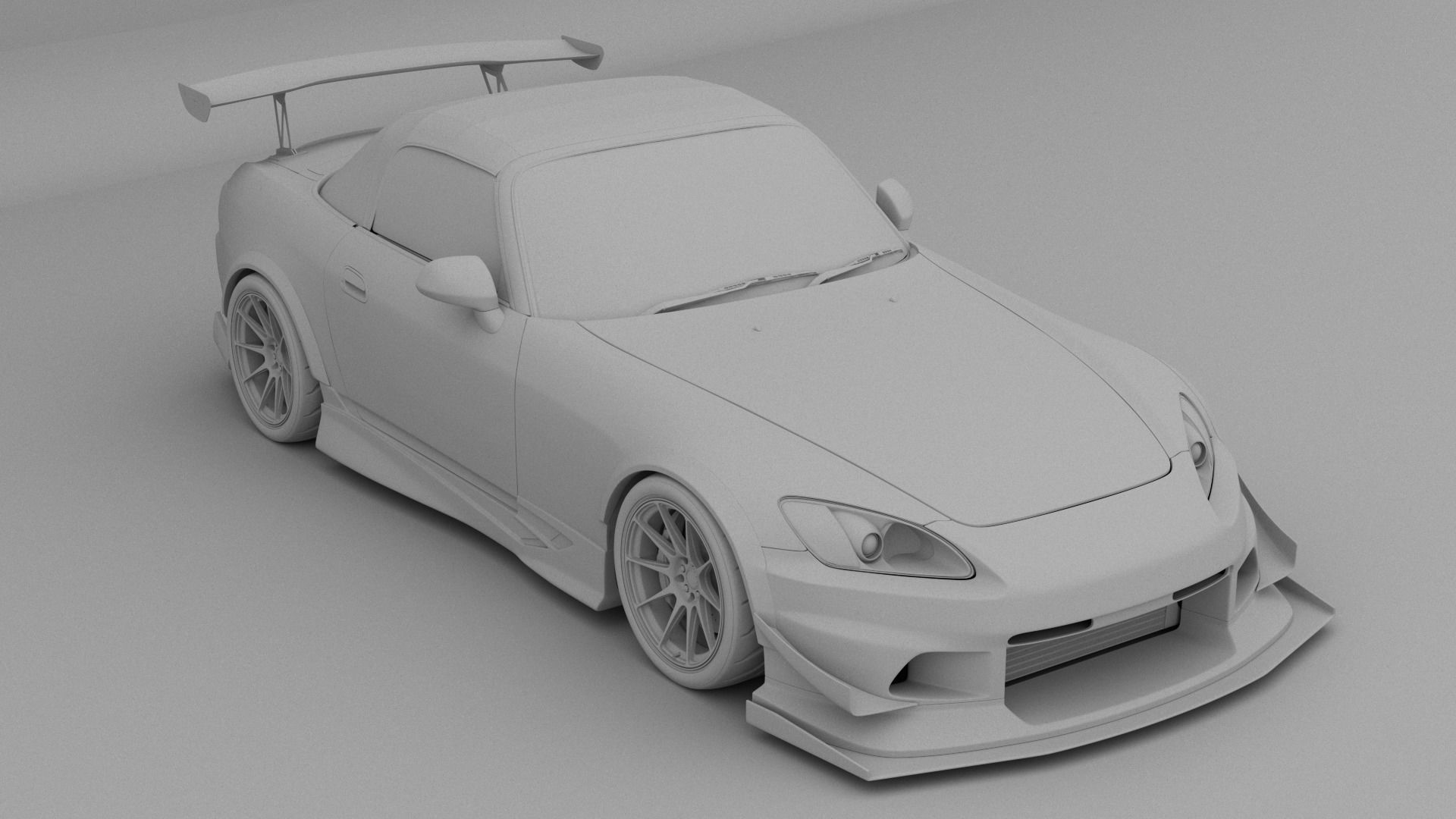 Honda S2ooo AP1 Voltex 3D model | CGTrader