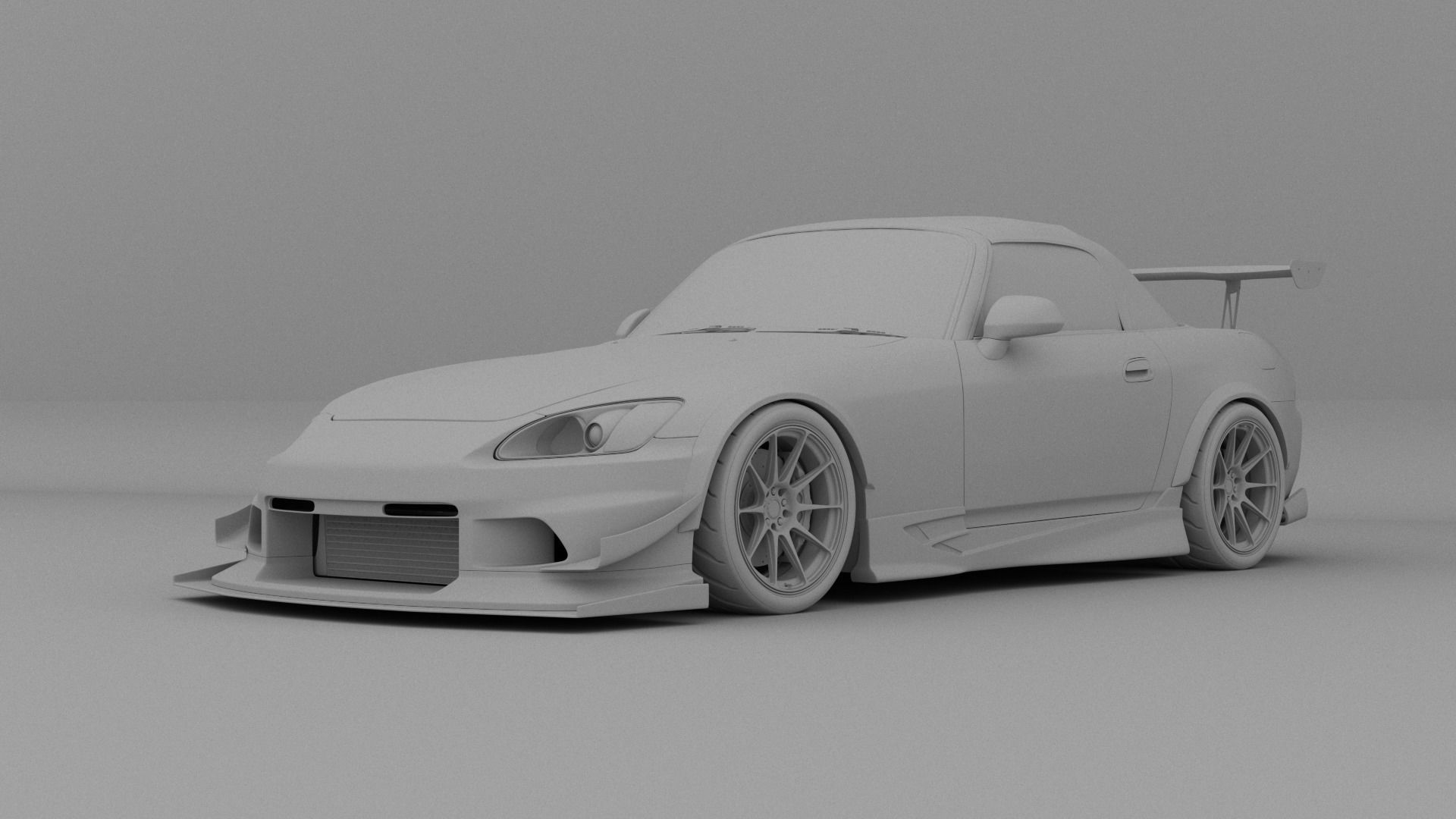 Honda S2ooo AP1 Voltex 3D model | CGTrader