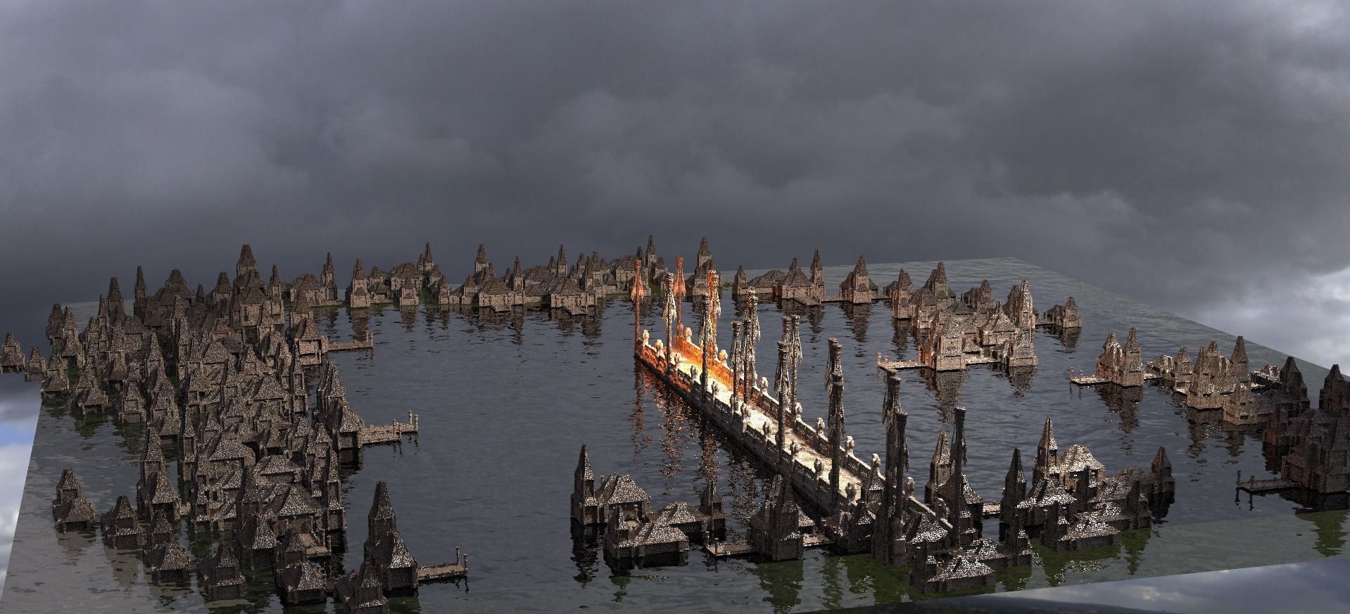 Drake Fort Bridge 1 Kit bash 2 3D model | CGTrader