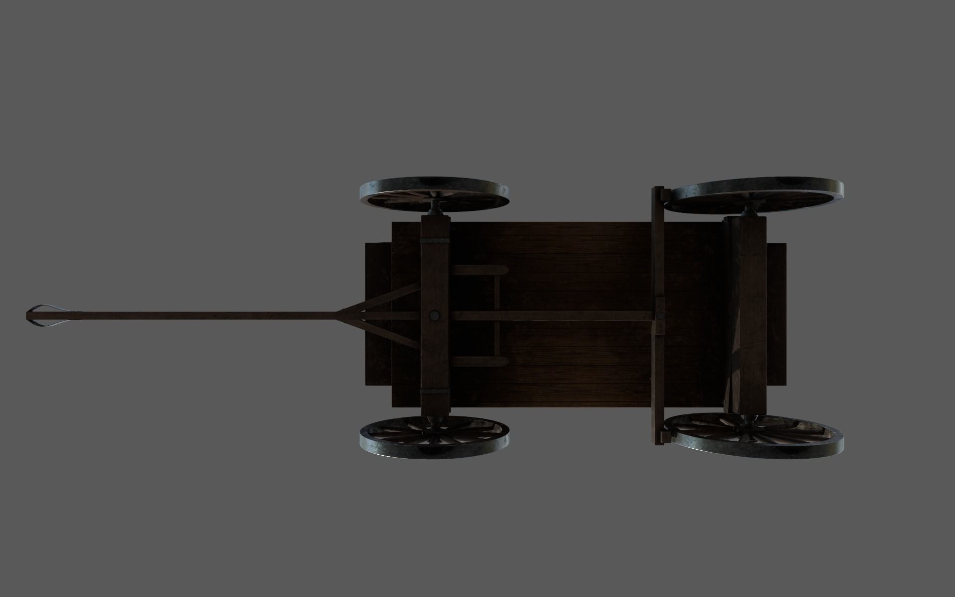 3D model Old Covered Wagon VR / AR / low-poly | CGTrader