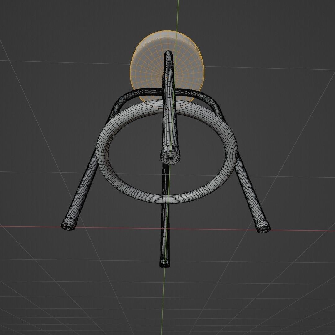 Circle Stool Chair 3D model | CGTrader