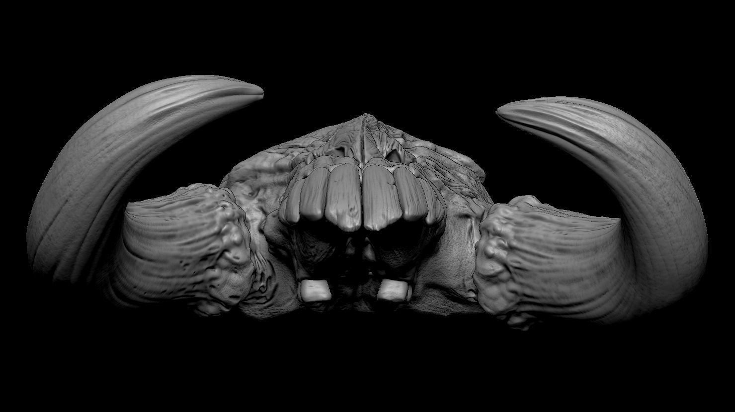 3D PRINTABLE MYTHOSAUR SKULL AND SORGAN FROG THE MANDALORIAN 3D model ...