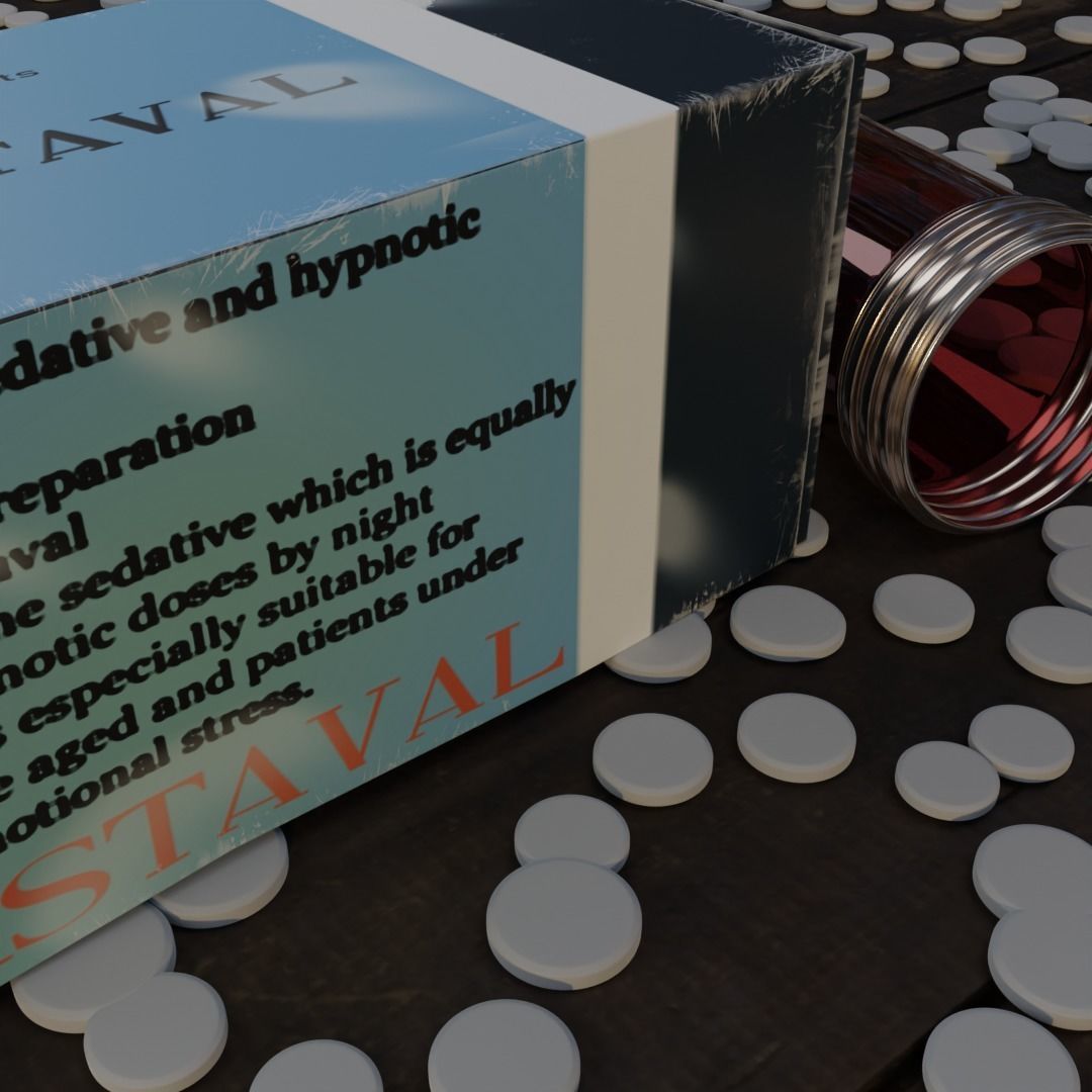 Medicine Packaging and bottle 3D model | CGTrader