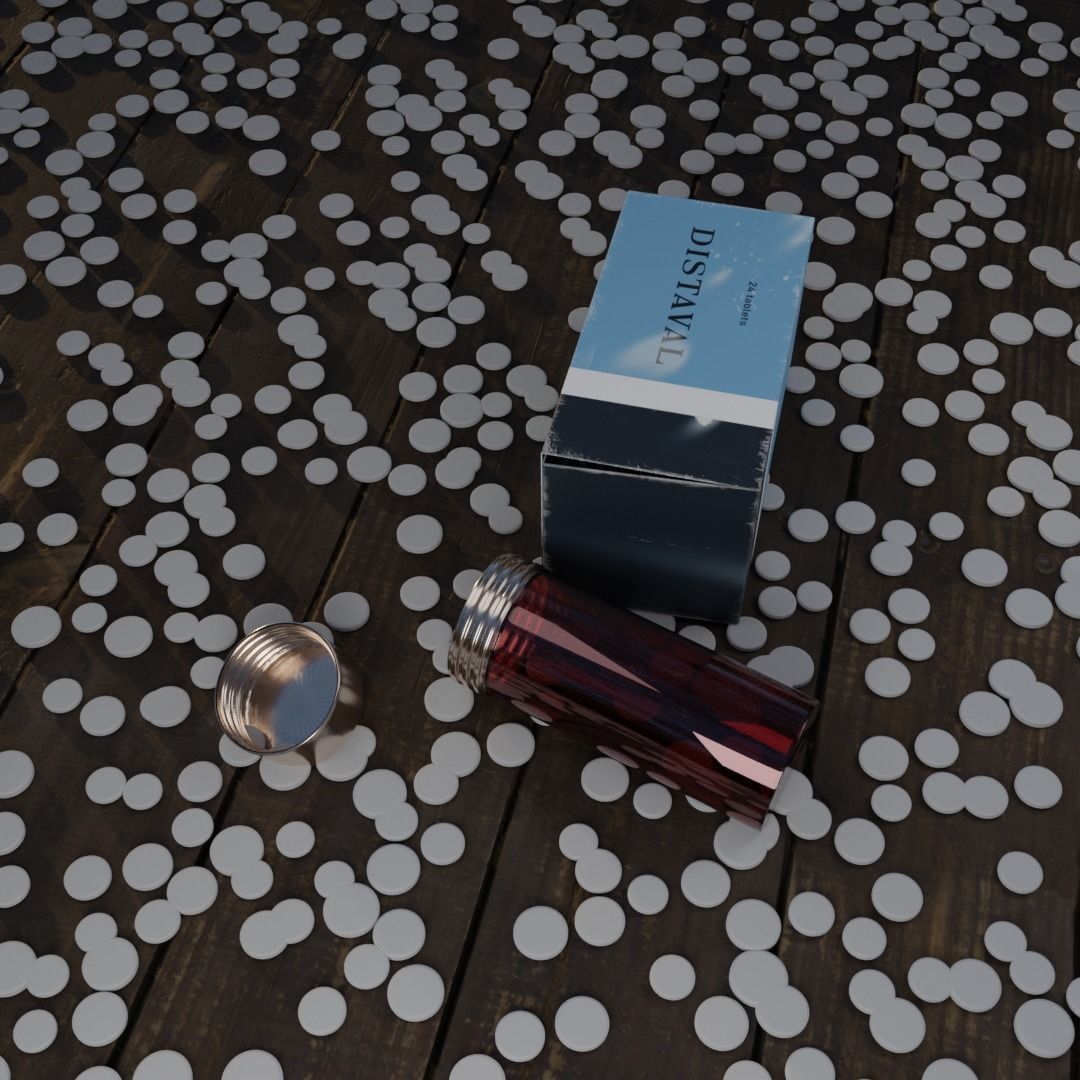 Medicine Packaging and bottle 3D model | CGTrader