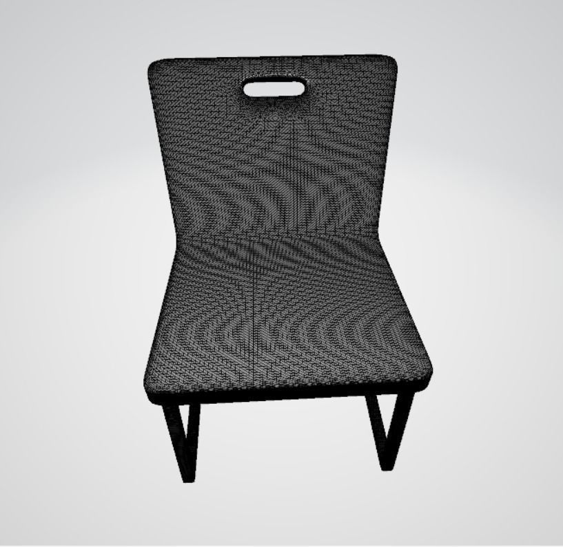 students chair model free 3D model | CGTrader