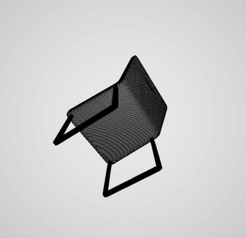 students chair model free 3D model | CGTrader