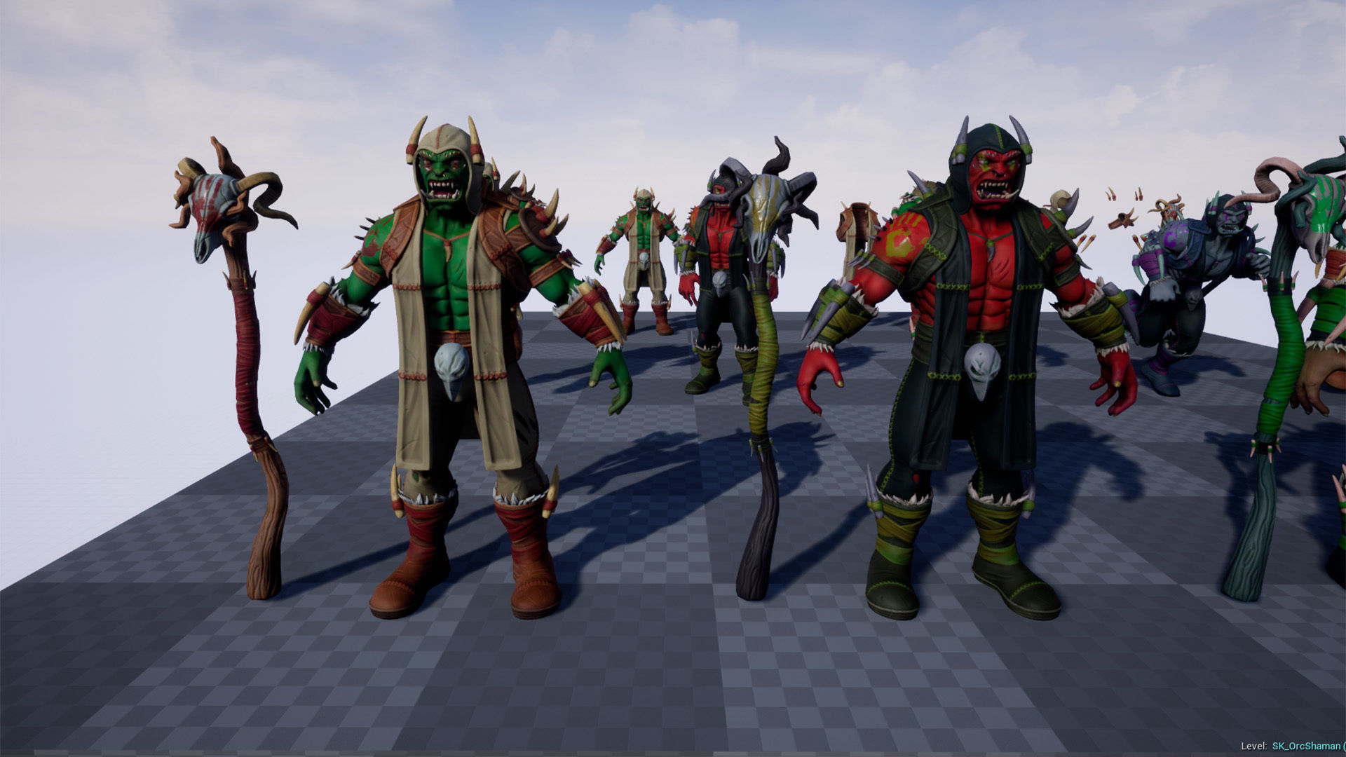 3D model Orc Shaman 1 Game Ready 3D model VR / AR / low-poly | CGTrader