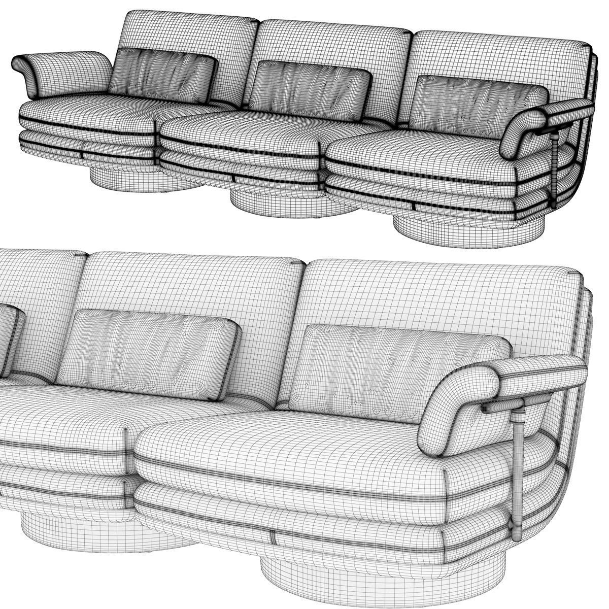 BIBENDUM SOFA 3D model | CGTrader