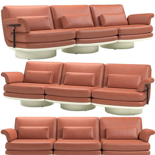 BIBENDUM SOFA 3D model | CGTrader