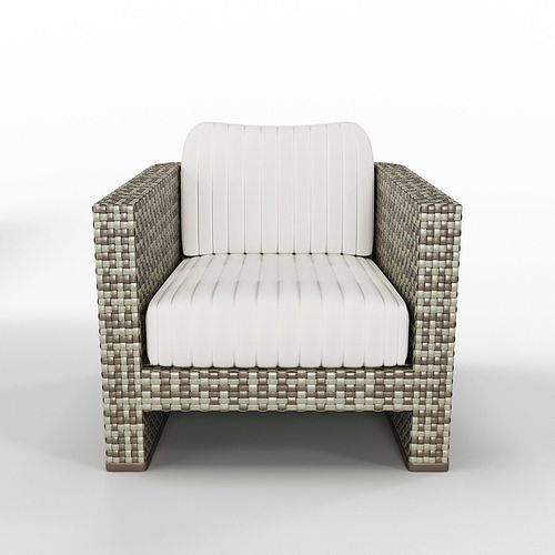 Rattan Chair 3D model | CGTrader