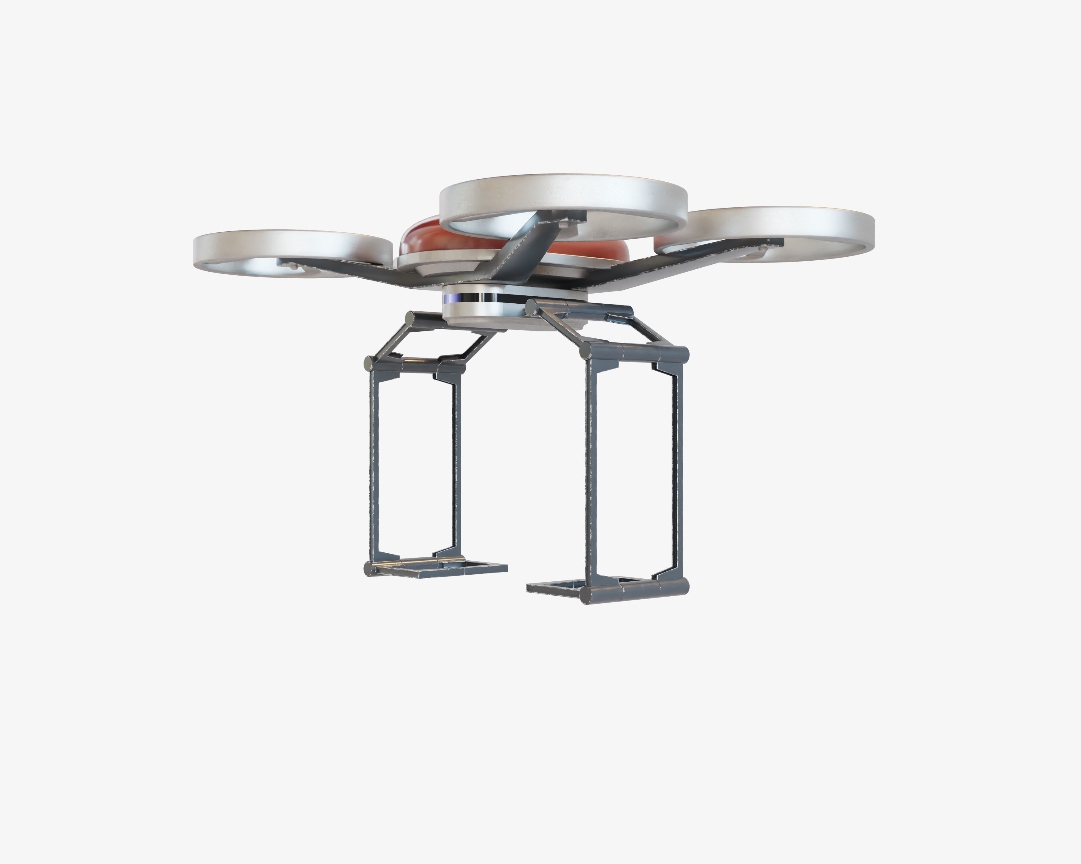 Flying Delivery Drone 3D model | CGTrader