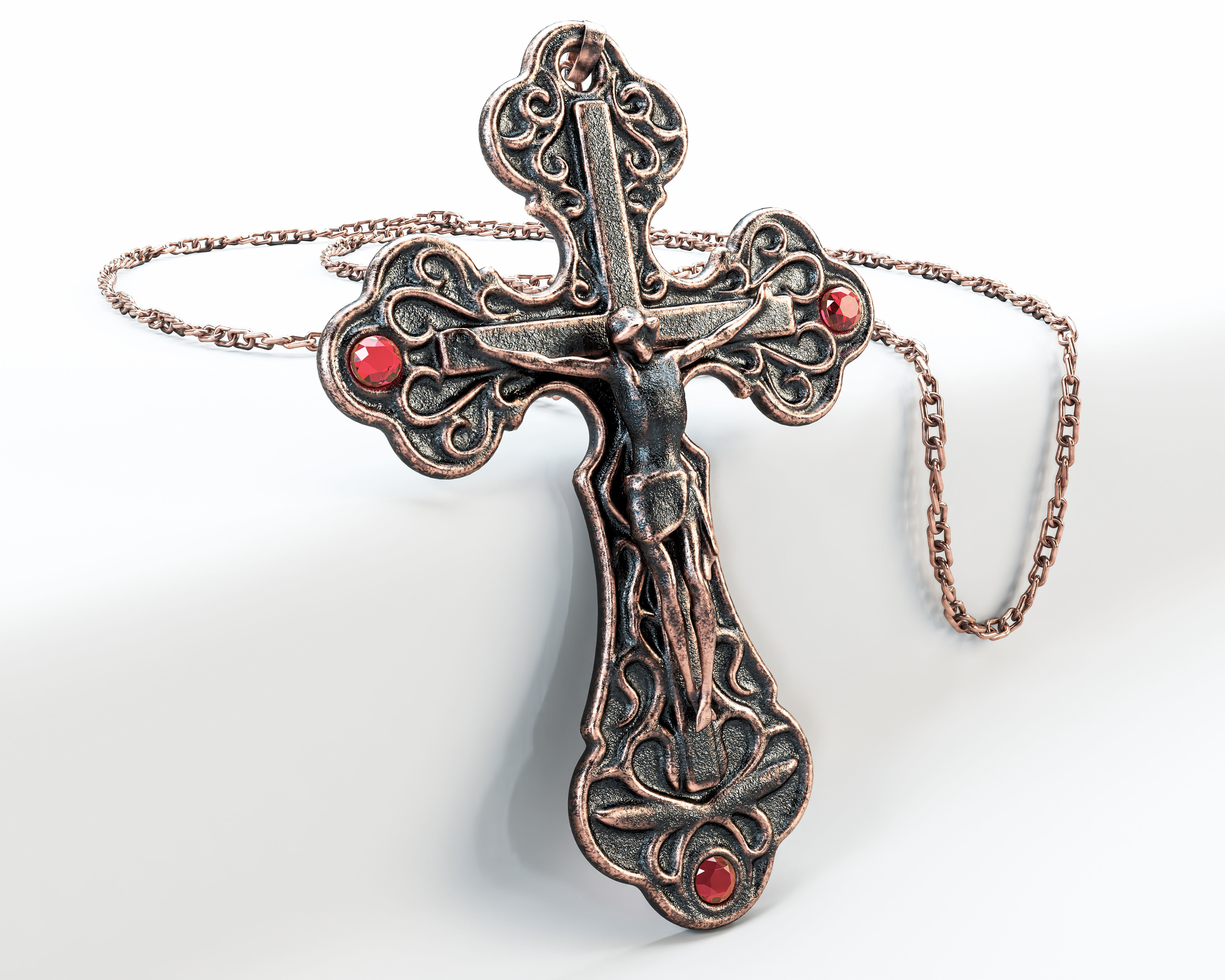Rosary Crucifix 3D model | CGTrader