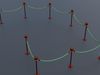 Velvet Rope LowPoly free VR / AR / low-poly 3D model | CGTrader