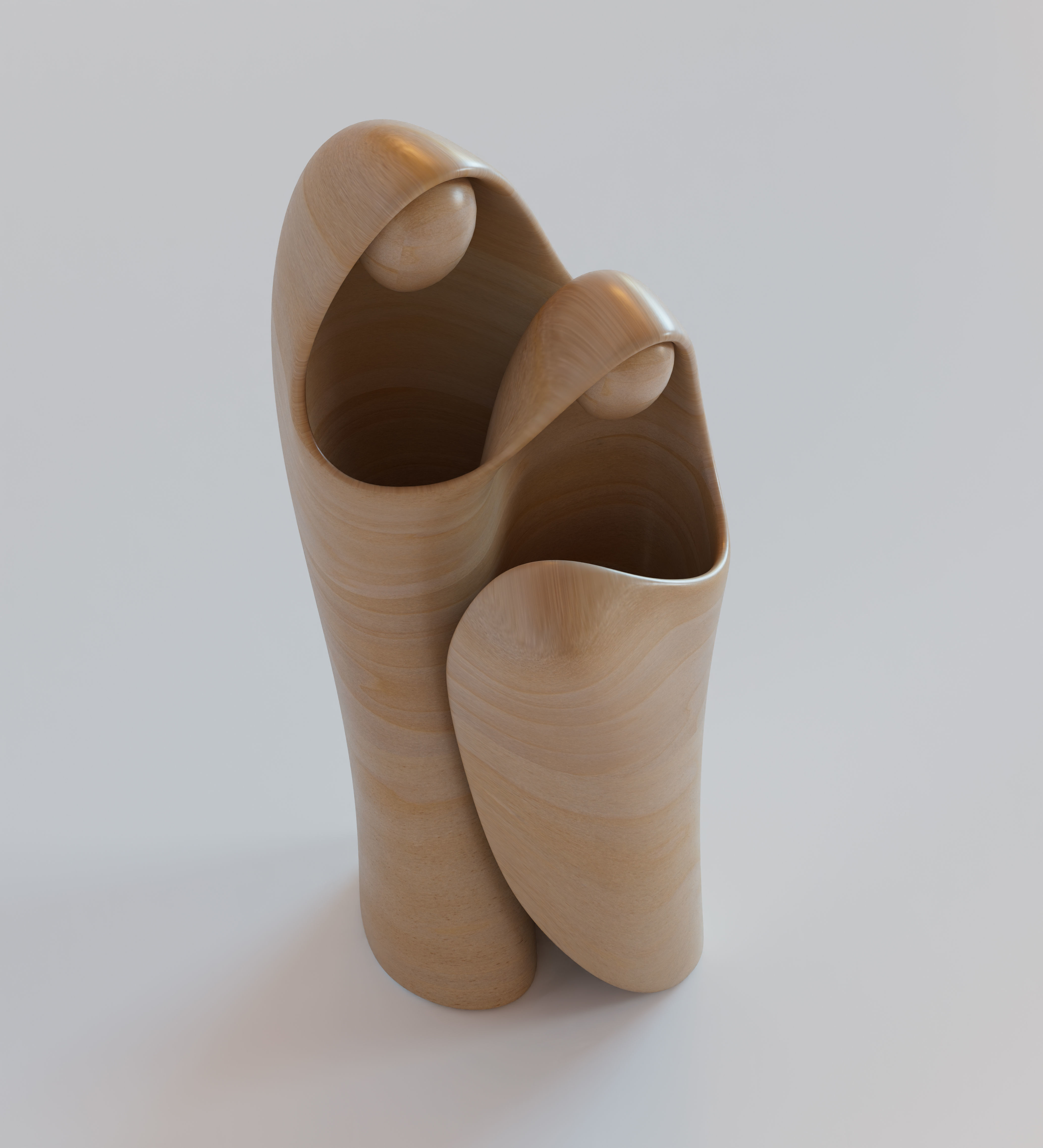 Nativity Father Mother And Baby Carving 3D model | CGTrader