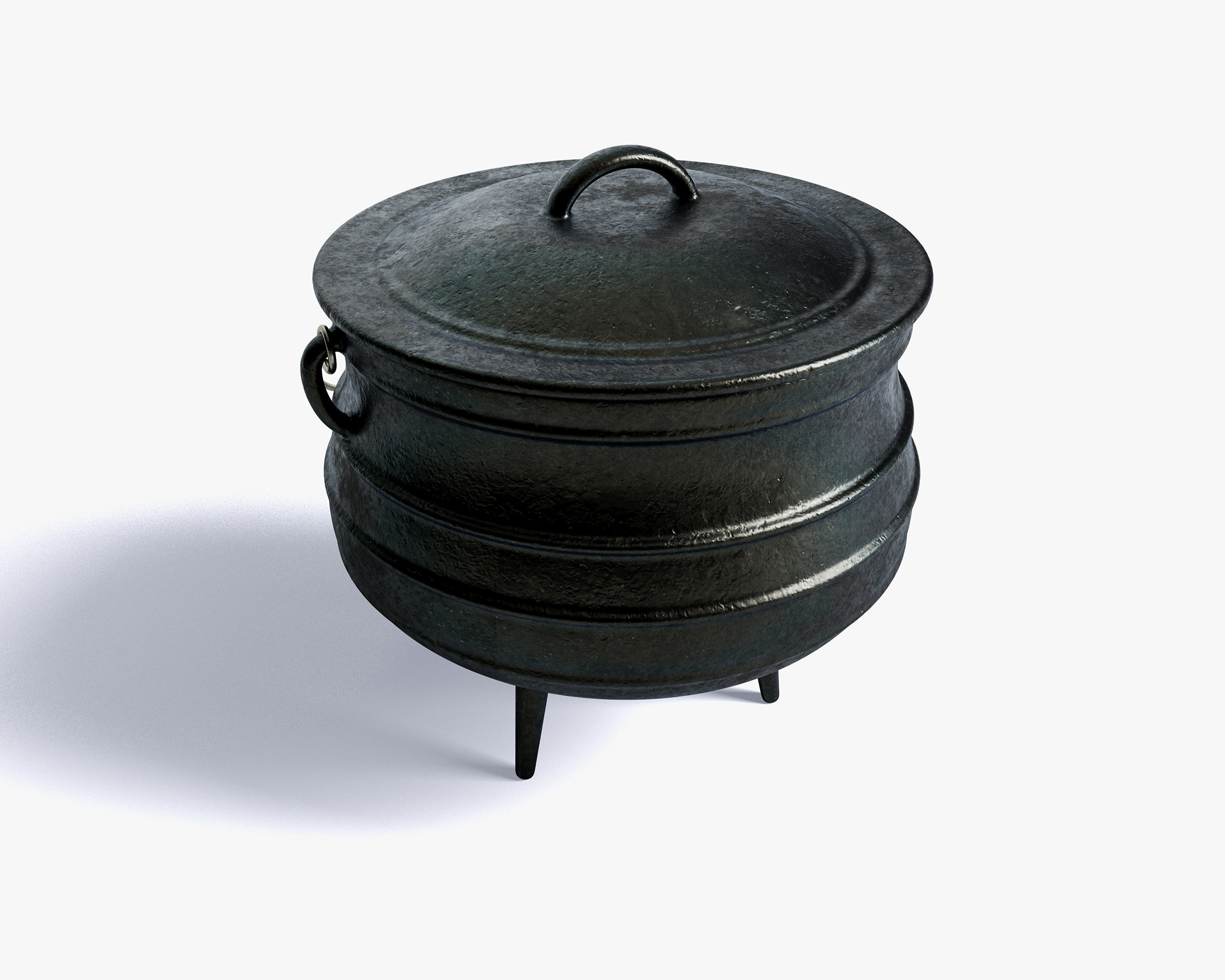 Cast Iron Potjie Pot 3D model | CGTrader