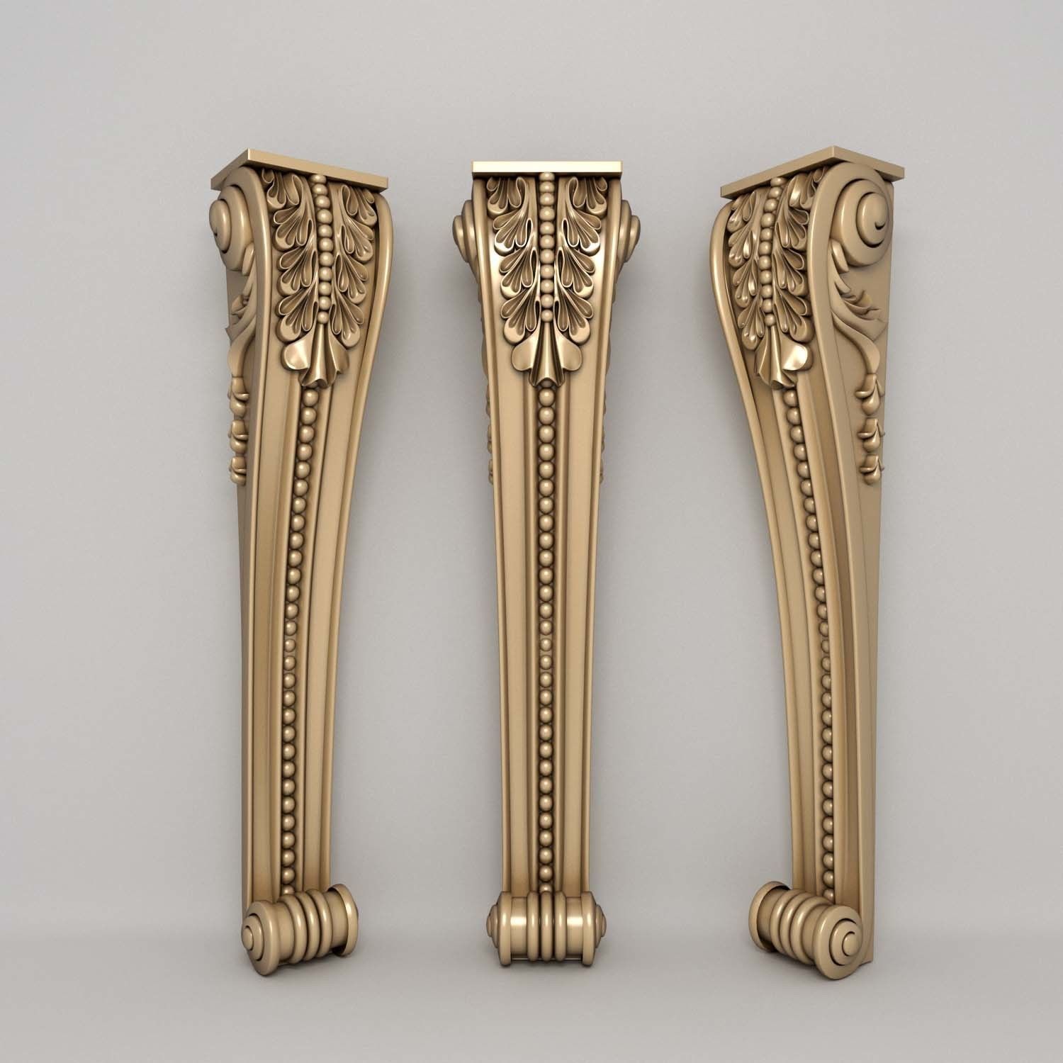 bracket classic brackets 3D model | CGTrader