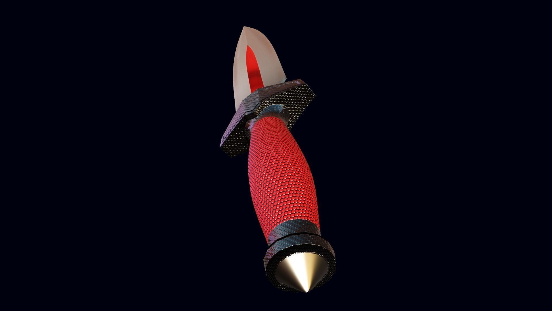 Stylized knife low-poly game-ready free VR / AR / low-poly 3D model ...