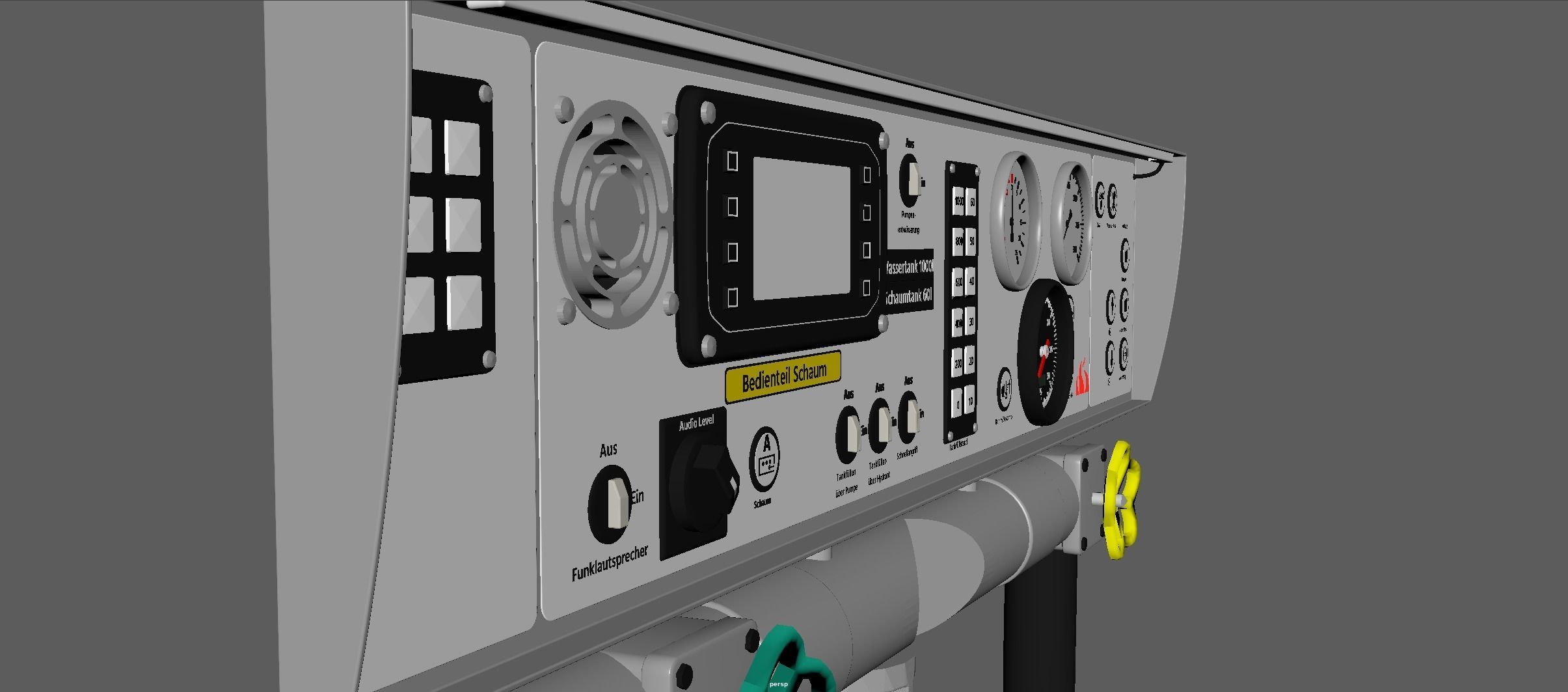 Fire Pump 3D model | CGTrader