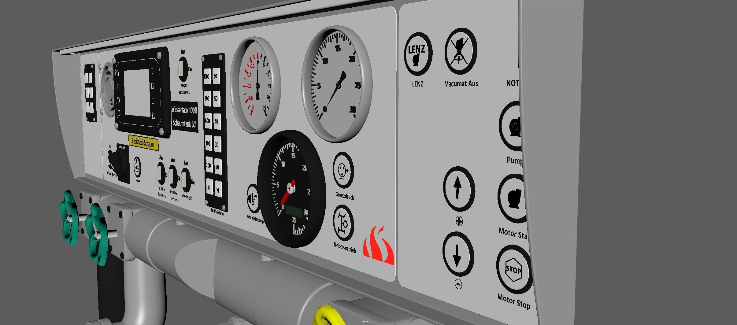 Fire Pump 3D model | CGTrader