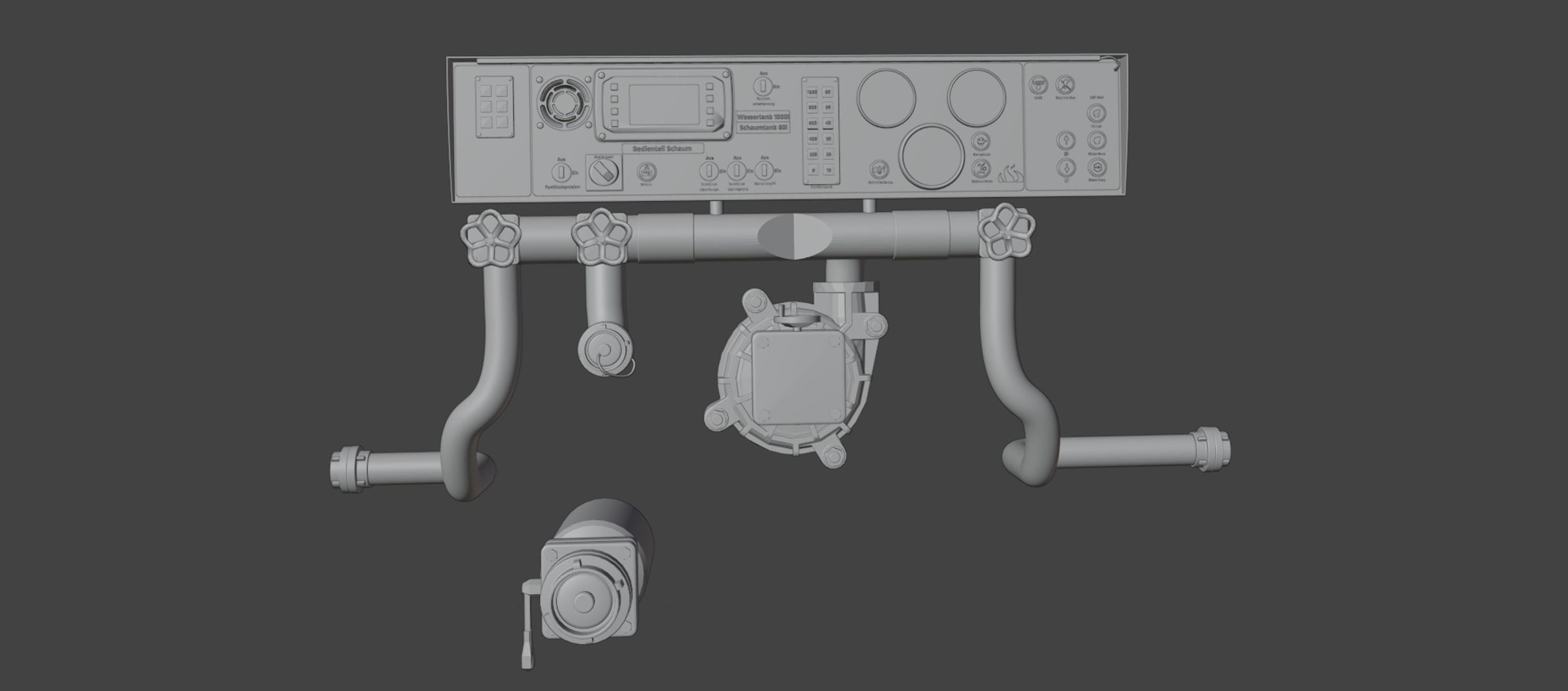 Fire Pump 3D model | CGTrader