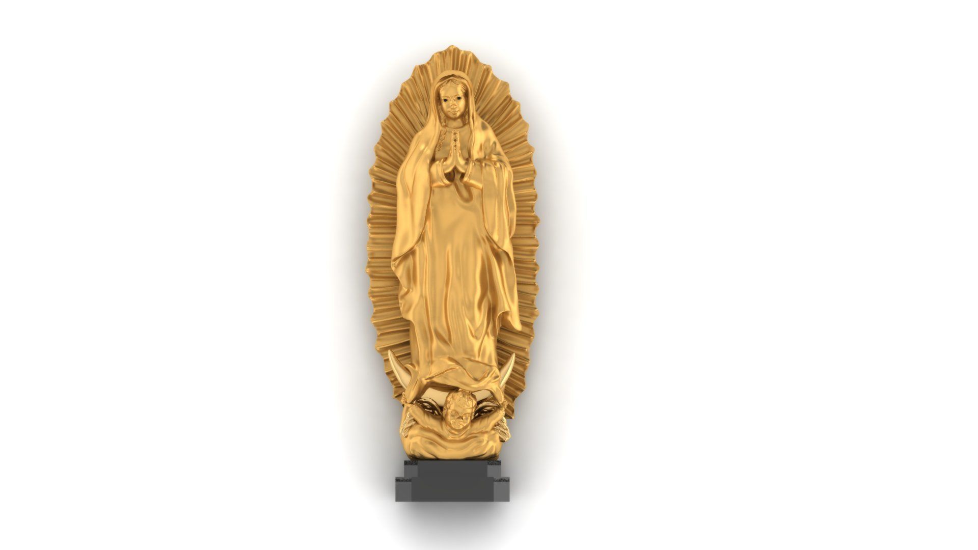Virgen de guadalupe Matha 3D model 3D printable | CGTrader