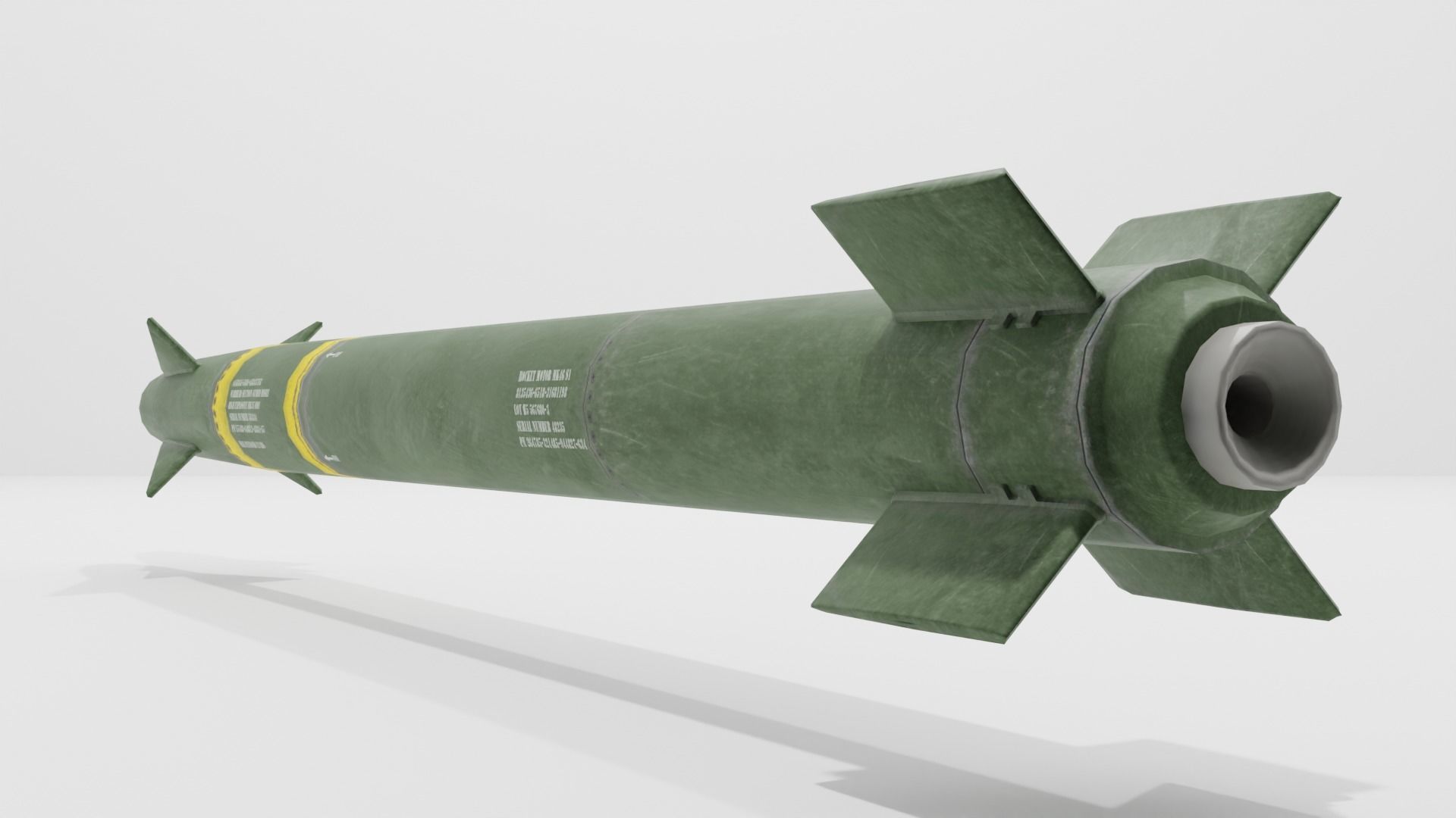 3D model Missile VR / AR / low-poly | CGTrader