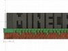 Logo Minecraft 3D model 3D printable | CGTrader