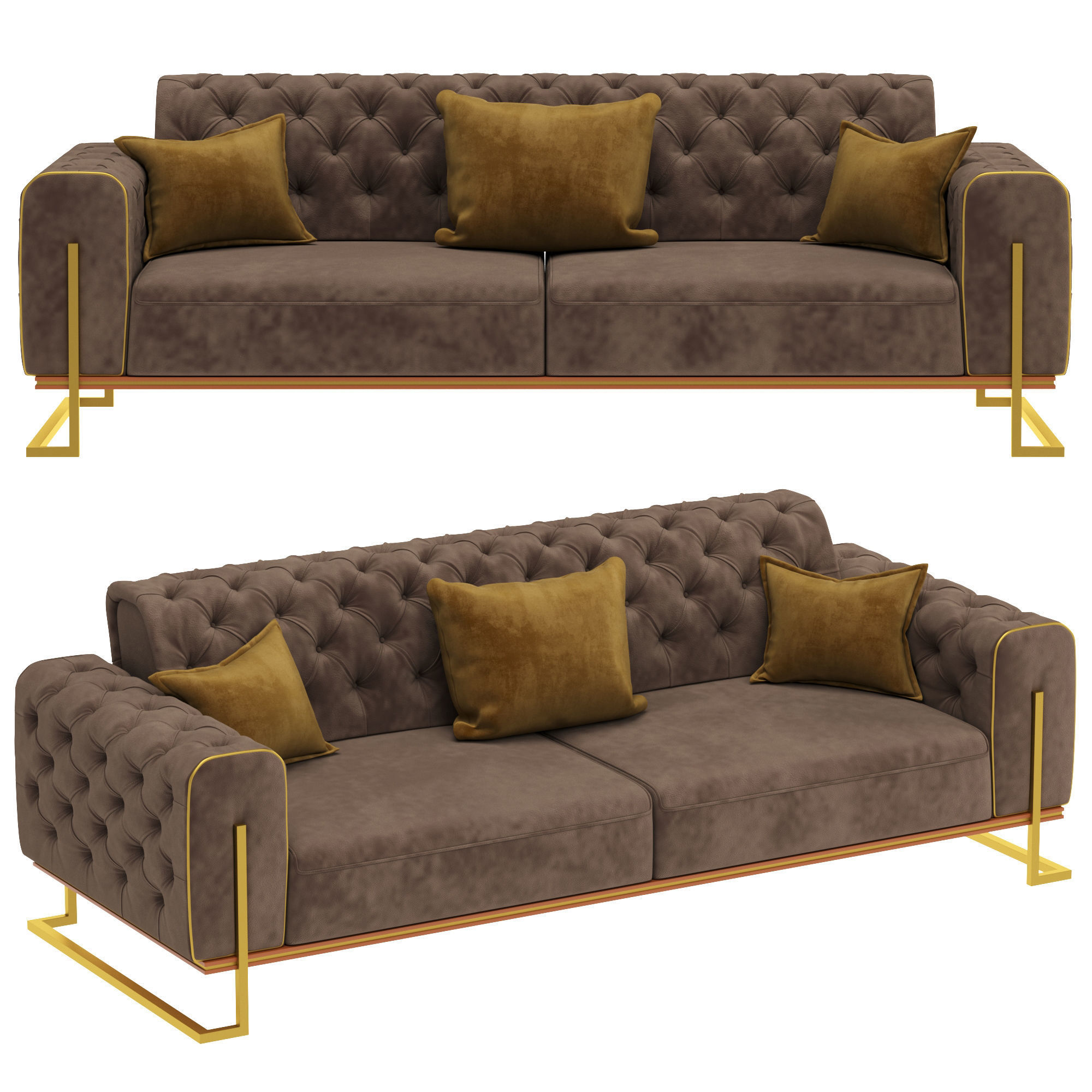 ZURICH SOFA SET 3D model | CGTrader