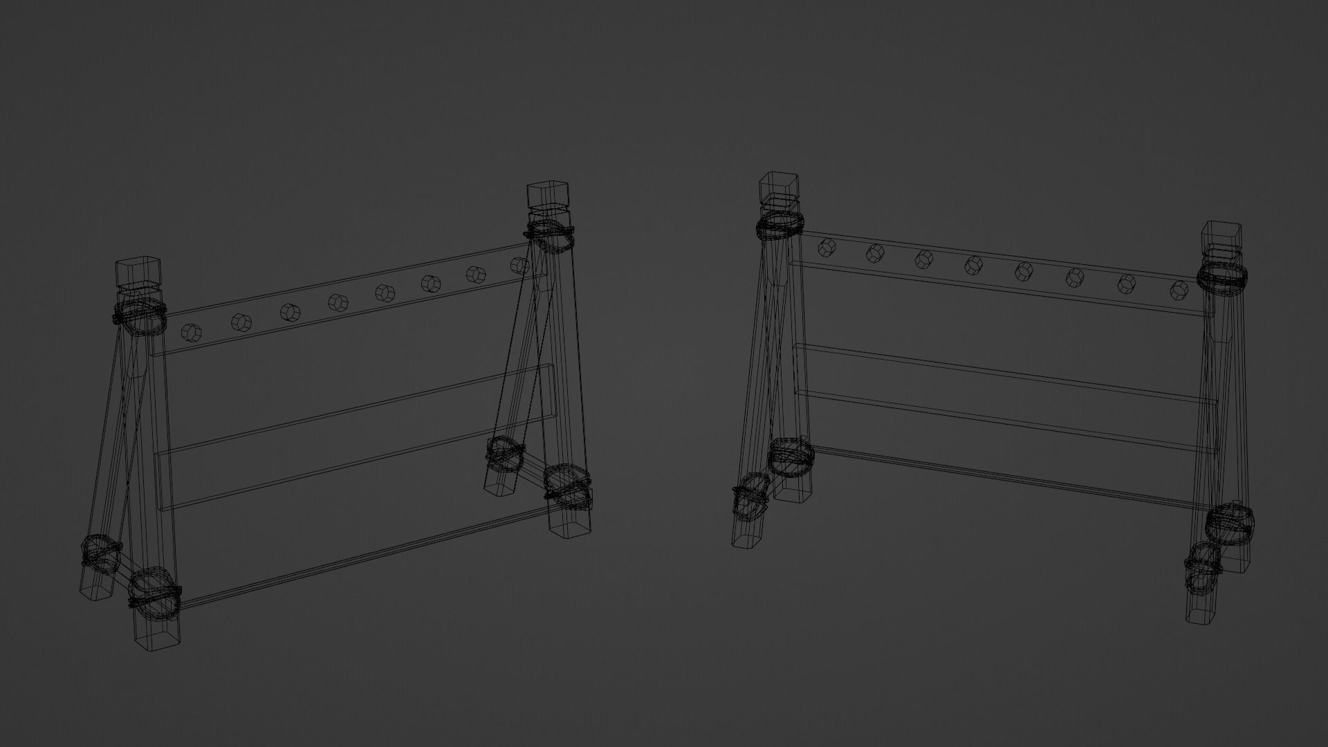 Medieval Weapon Racks free VR / AR / low-poly 3D model | CGTrader