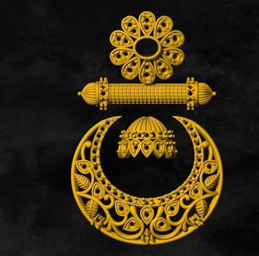 chand bali 3D model 3D printable | CGTrader