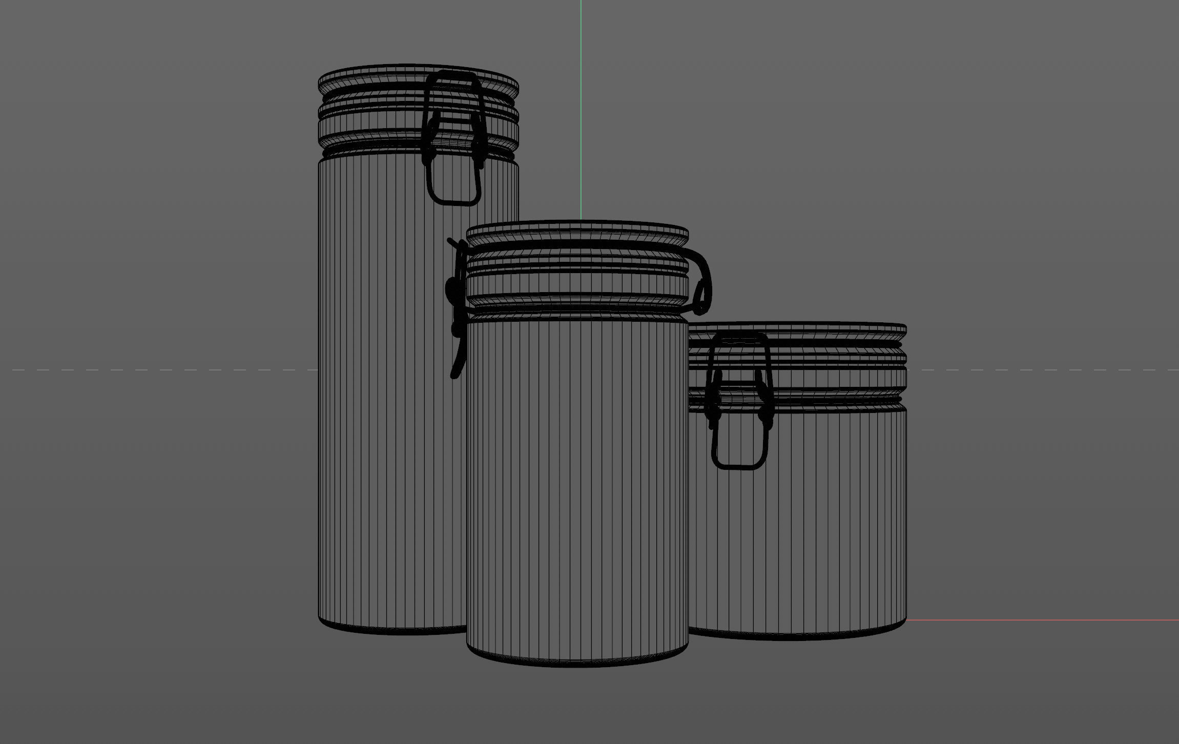 ceramic storage jars 3D model | CGTrader