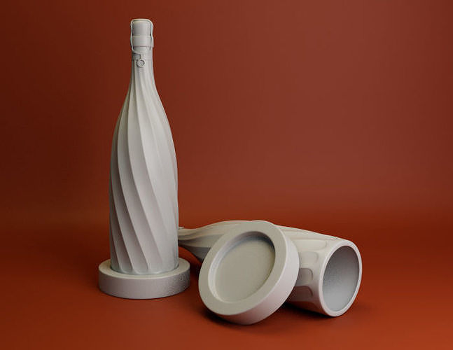 craft bottle 3D model | CGTrader